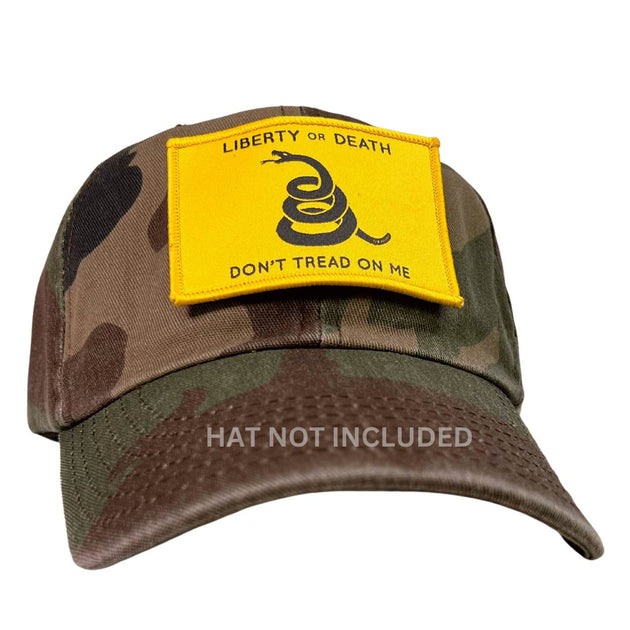 The Gadsden Flag Hat Patch | Gadsden Flag Accessories | Red White Blue ...